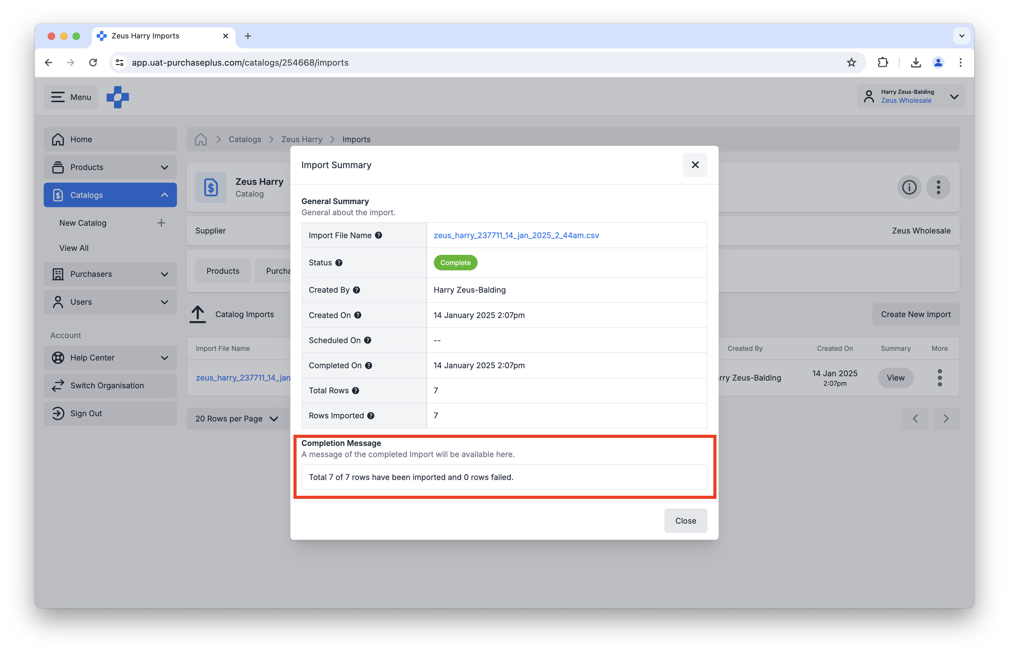 Update Prices via CSV Import